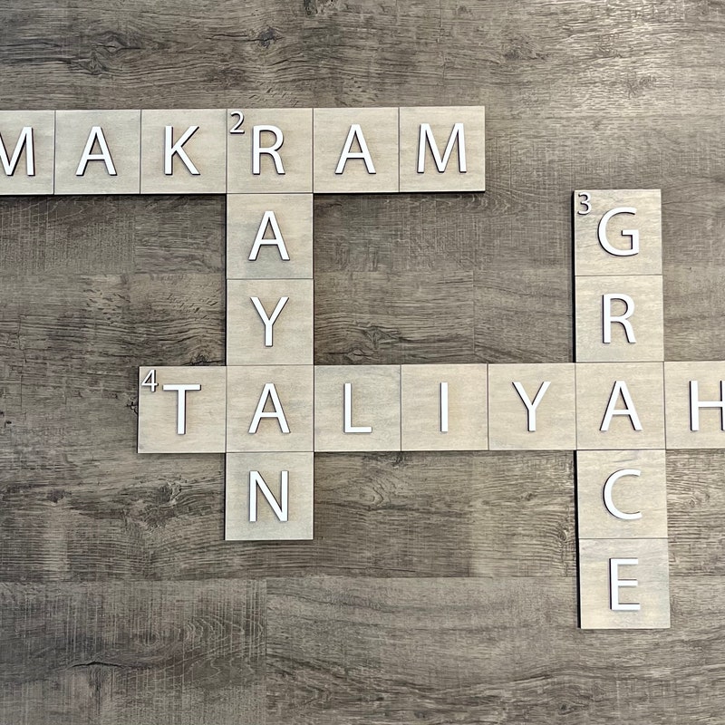 Crossword Names - Etsy