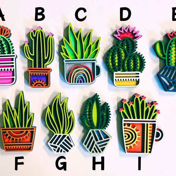 Succulent Magnet - Etsy