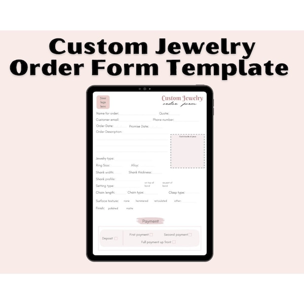 Custom Commissions Printable Order Form - Etsy
