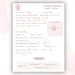Order Form Template for Custom Jewelry Business - Etsy