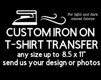 Iron on Transfers | Etsy