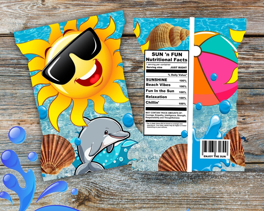 Sun 'N Fun Chip Wrap 12 Count CHIPS INCLUDED: Great for All Occasions ...