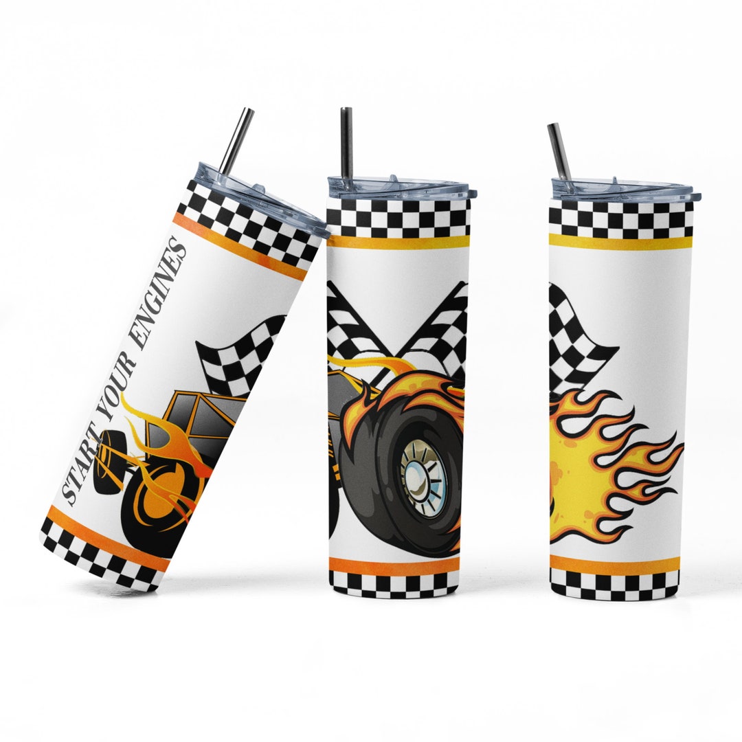 Race Car Tumbler, Race Fan Tumbler Wrap, PNG Sublimation Designs ...