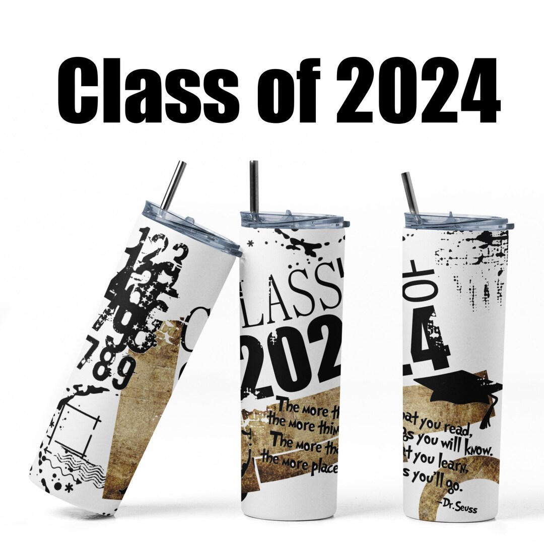 Class of 2024 Tumbler Wrap, Class of 2024 PNG Sublimation Designs ...