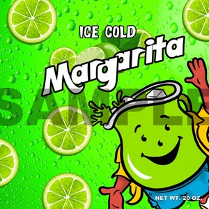 Margarita Kool Style Tumbler Wrap PNG Sublimation Designs Download ...