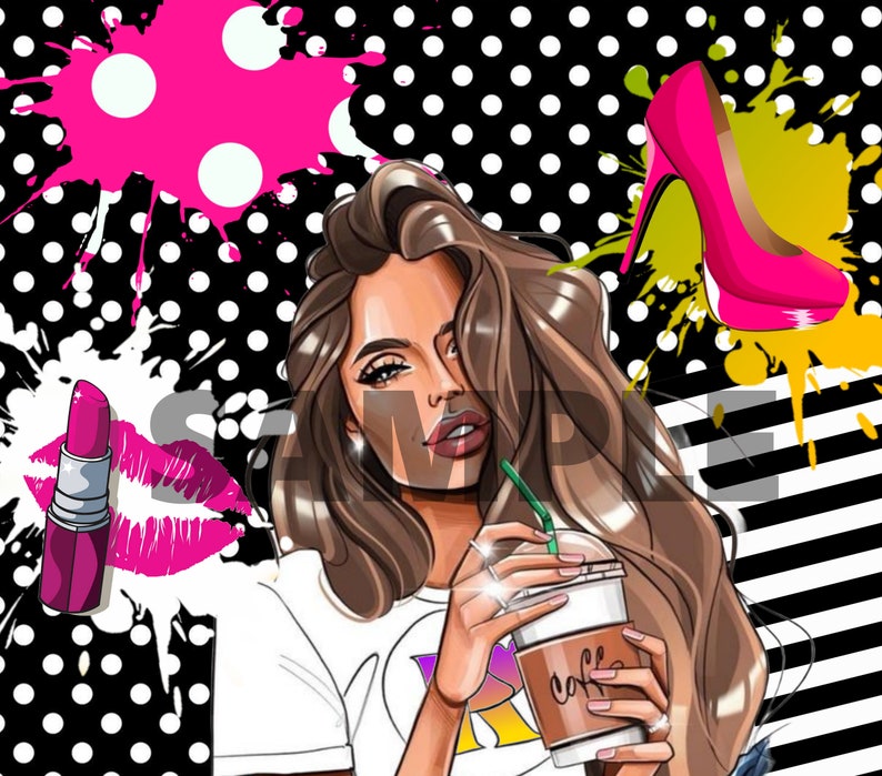 Hot Sexy Beauty Tumbler Wrap PNG Sublimation Designs Download - Etsy