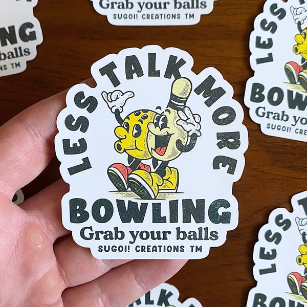 Bowling Stickers - Etsy
