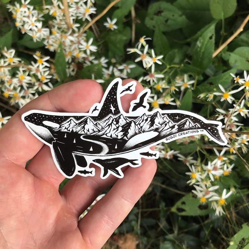 Vinyl Orca Decal - Etsy UK