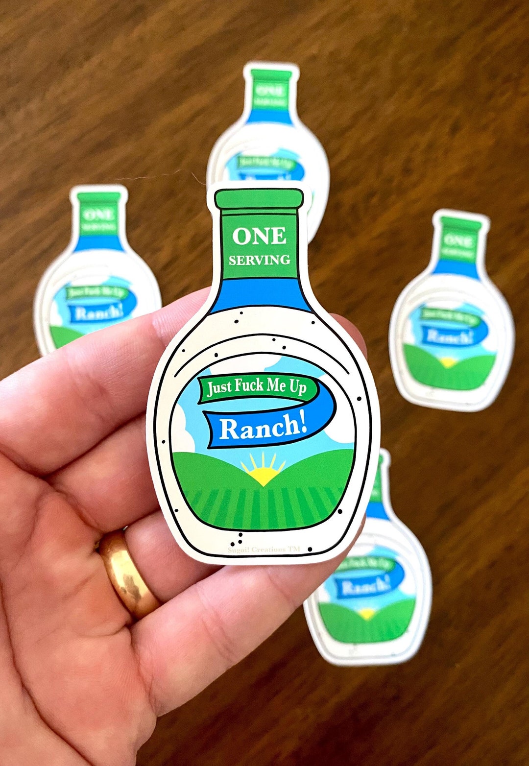 Funny Ranch Dressing Sticker - Etsy