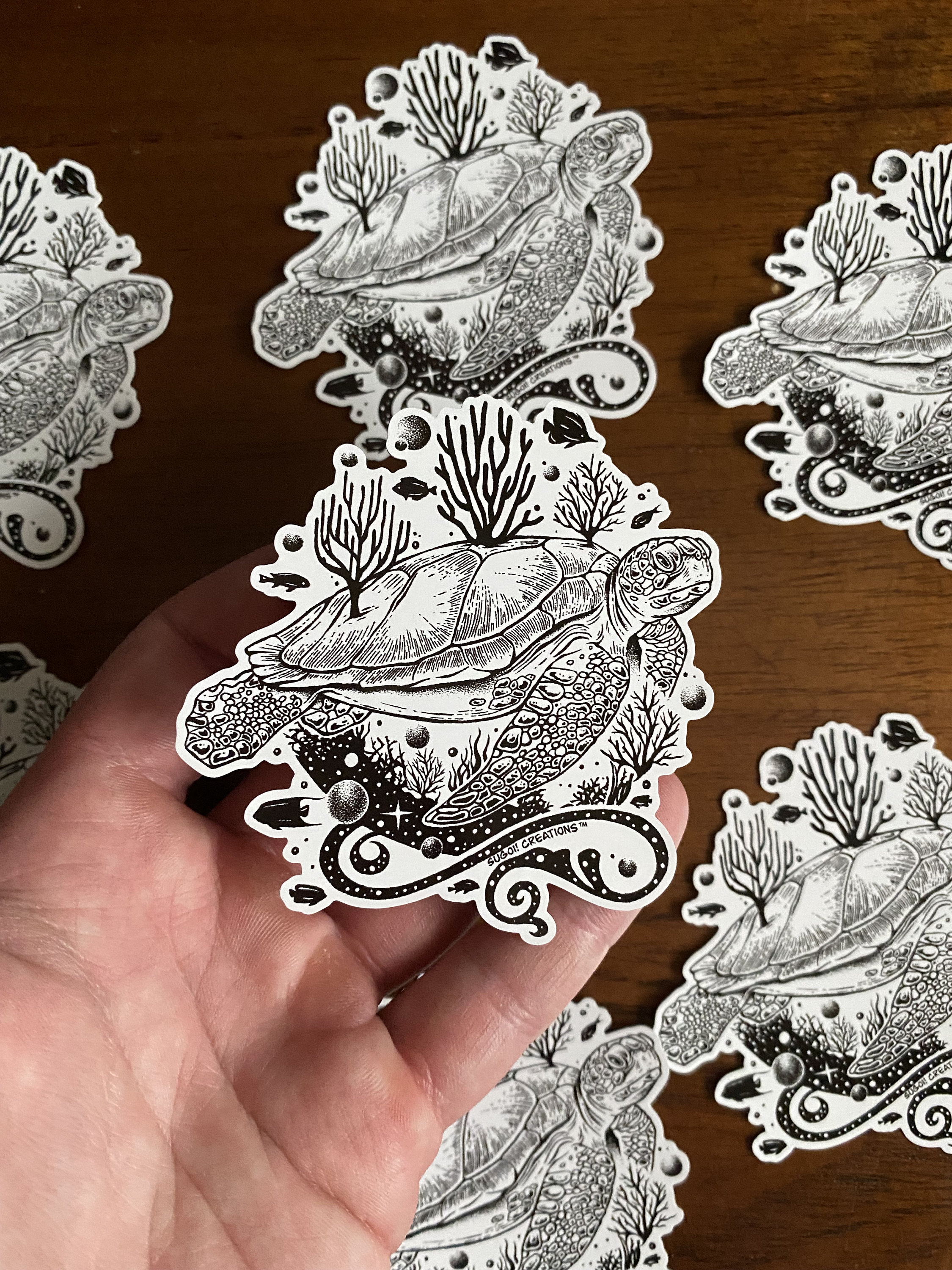 Sea Turtle Sticker - Etsy