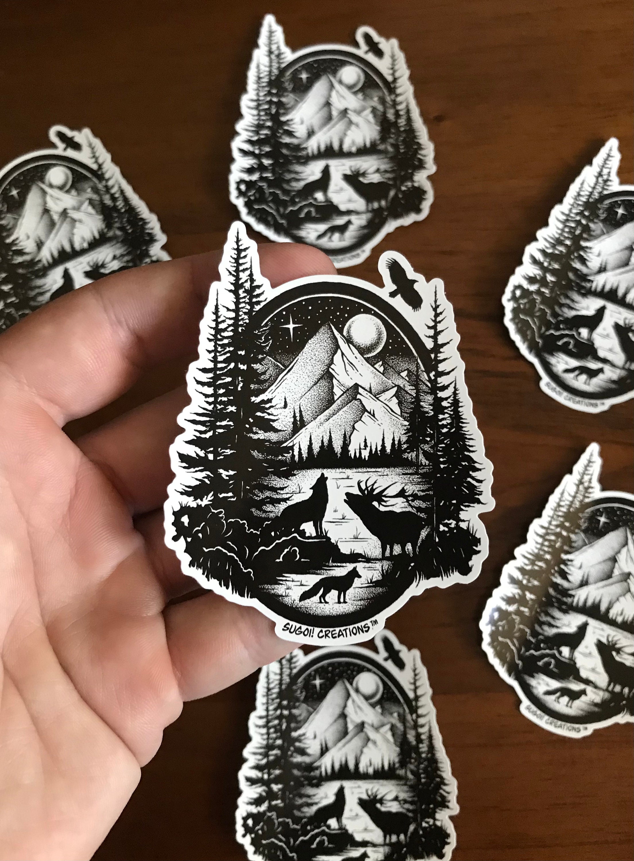 Nature and Wildlife Sticker | Etsy