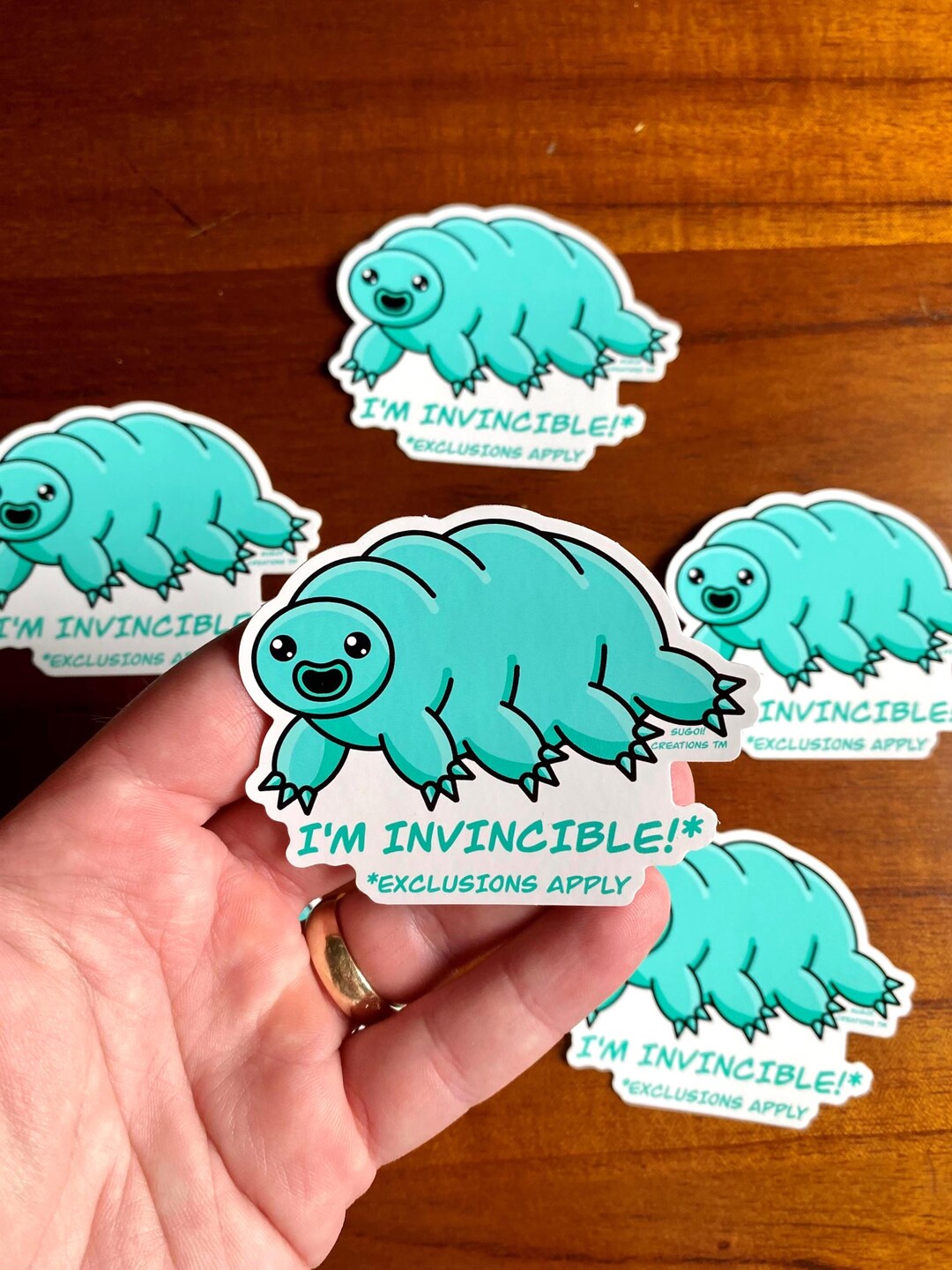 Funny Tardigrade Sticker - Etsy