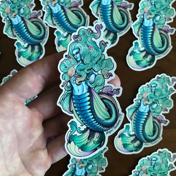 Mermaid Stickers - Etsy