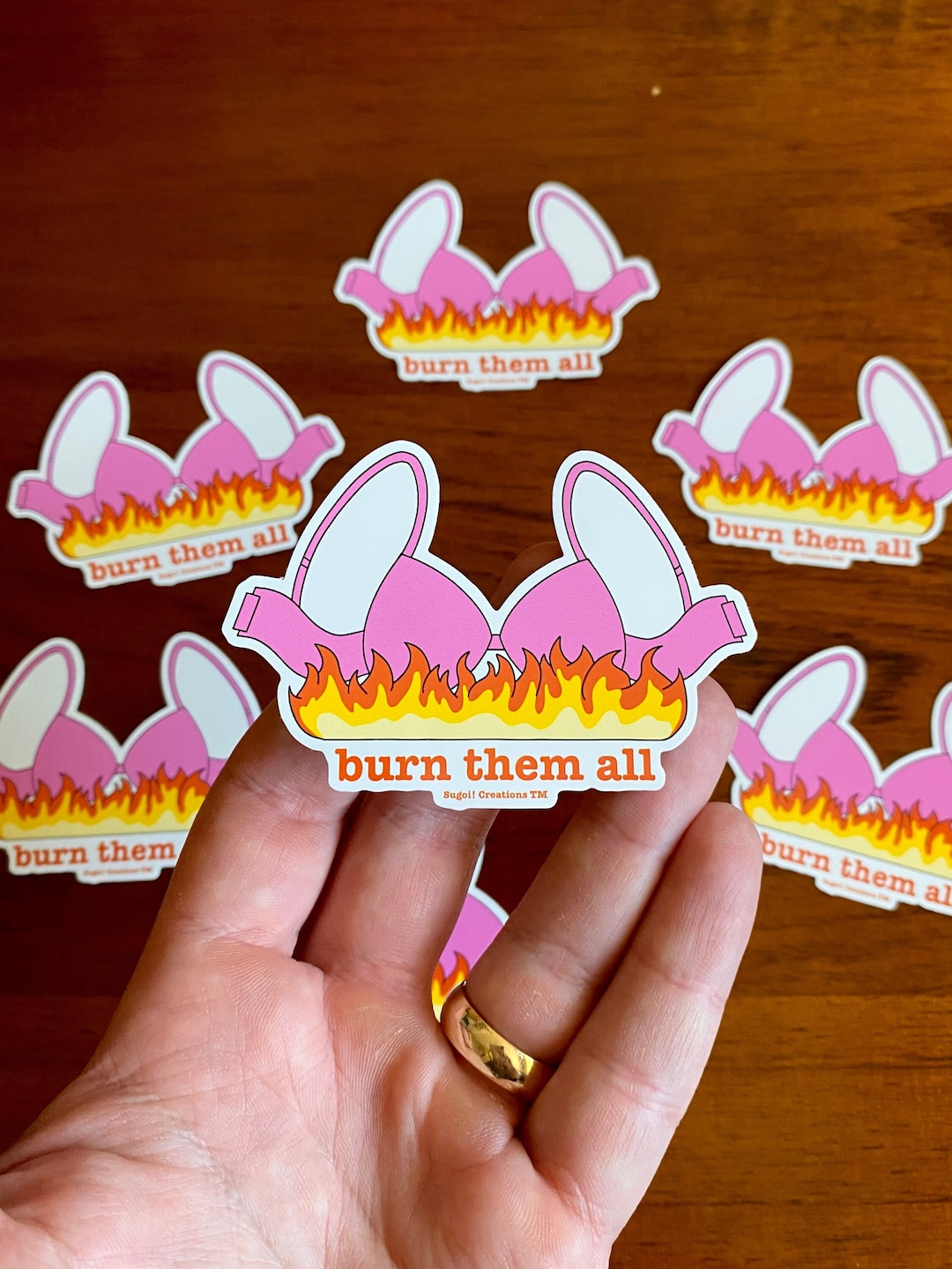 Funny Bra Sticker Feminist Sticker Female Empowerment Sticker - Etsy