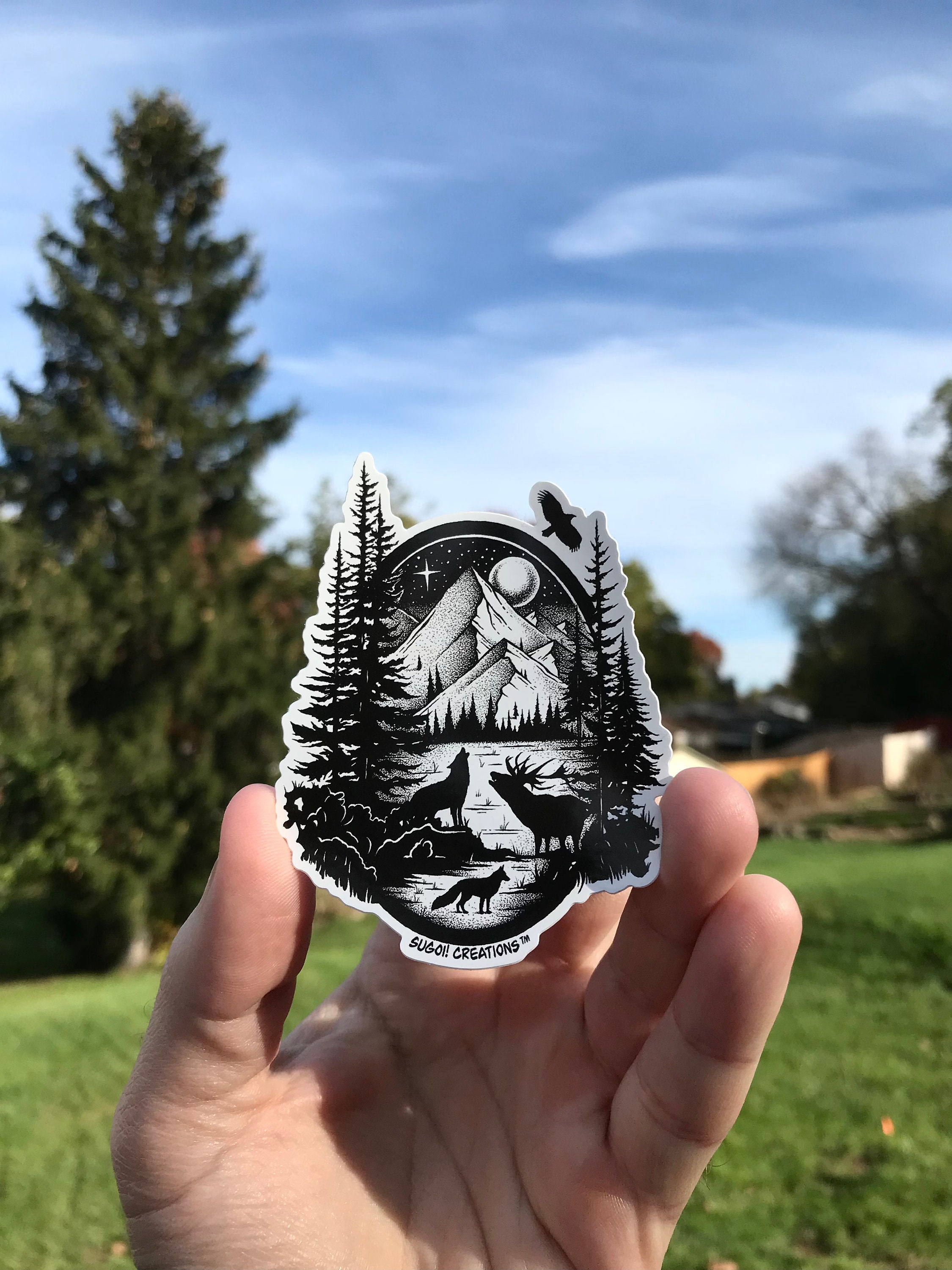 Nature and Wildlife Sticker | Etsy