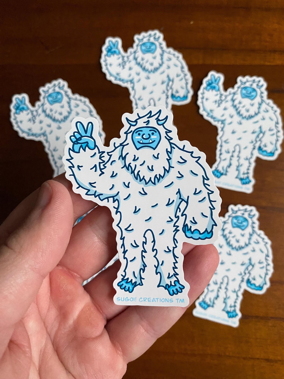 Cute Yeti Sticker - Etsy