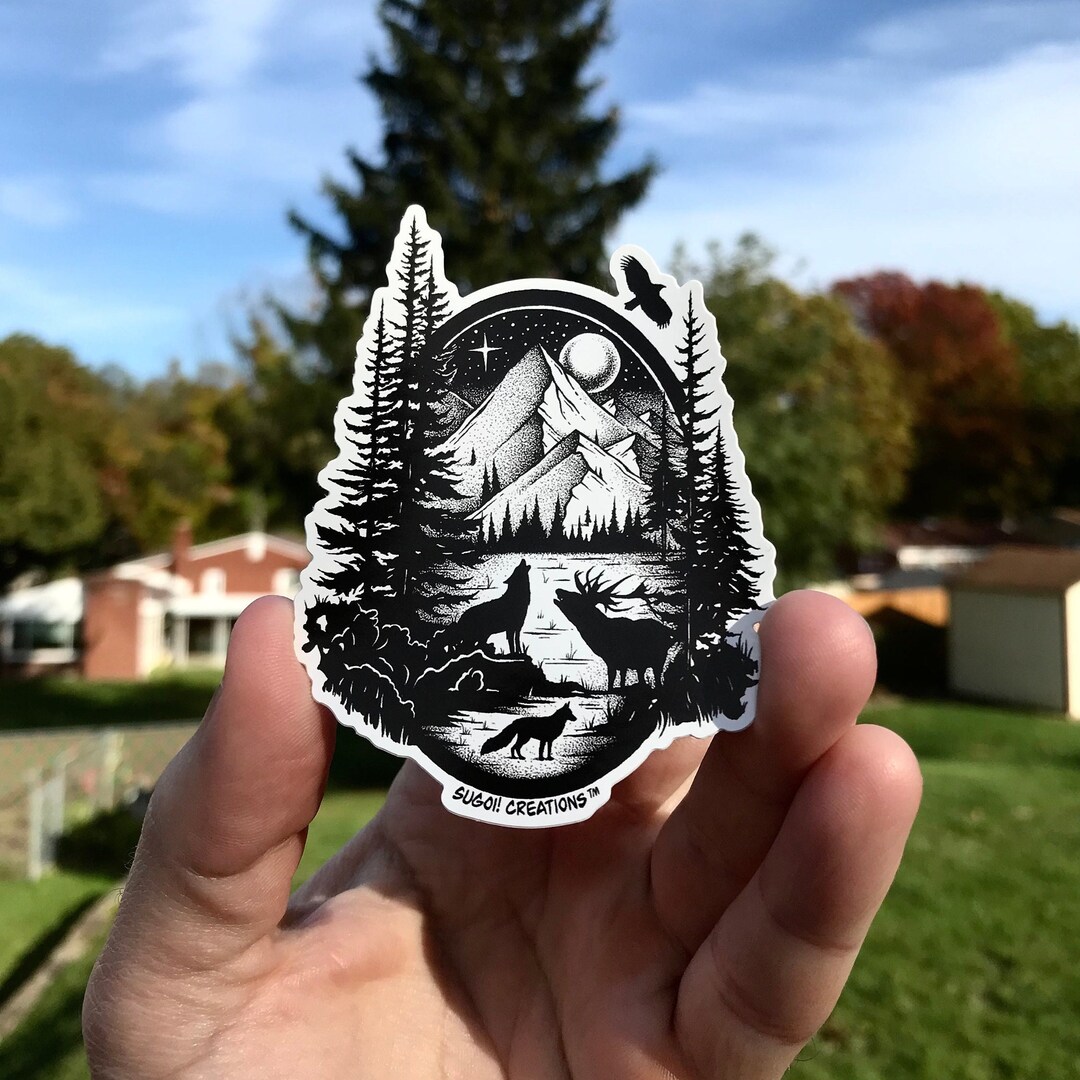 Nature and Wildlife Sticker - Etsy