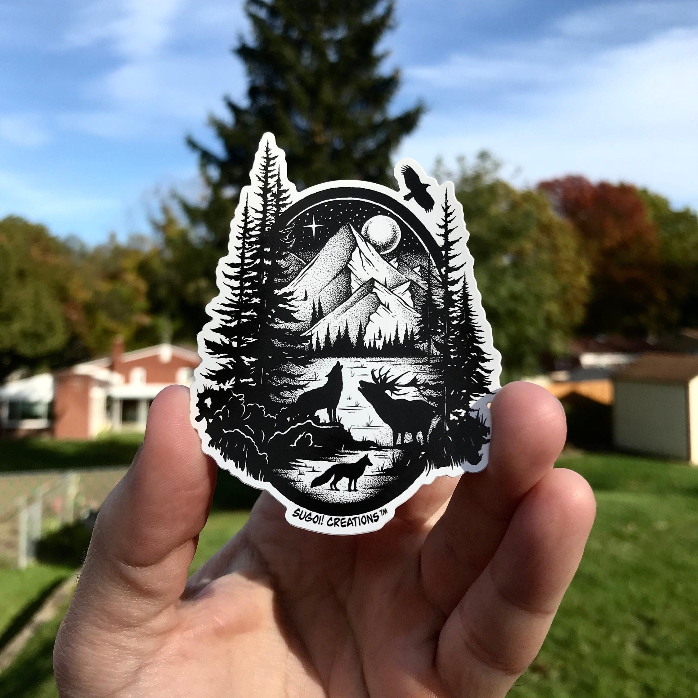 Nature and Wildlife Sticker | Etsy