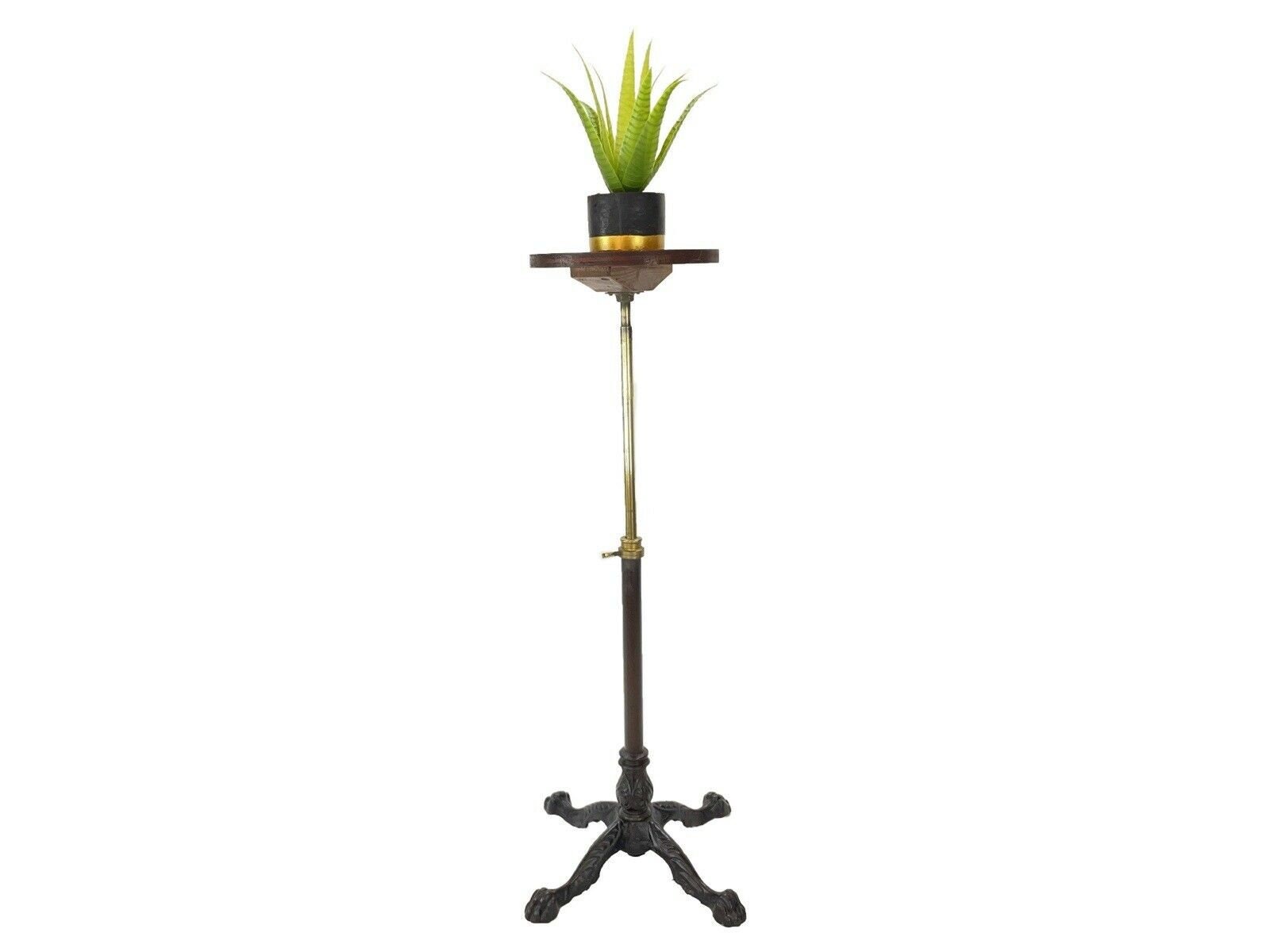 Telescopic Side Table / Occasional Table Table With Cast Iron Lion Paw ...