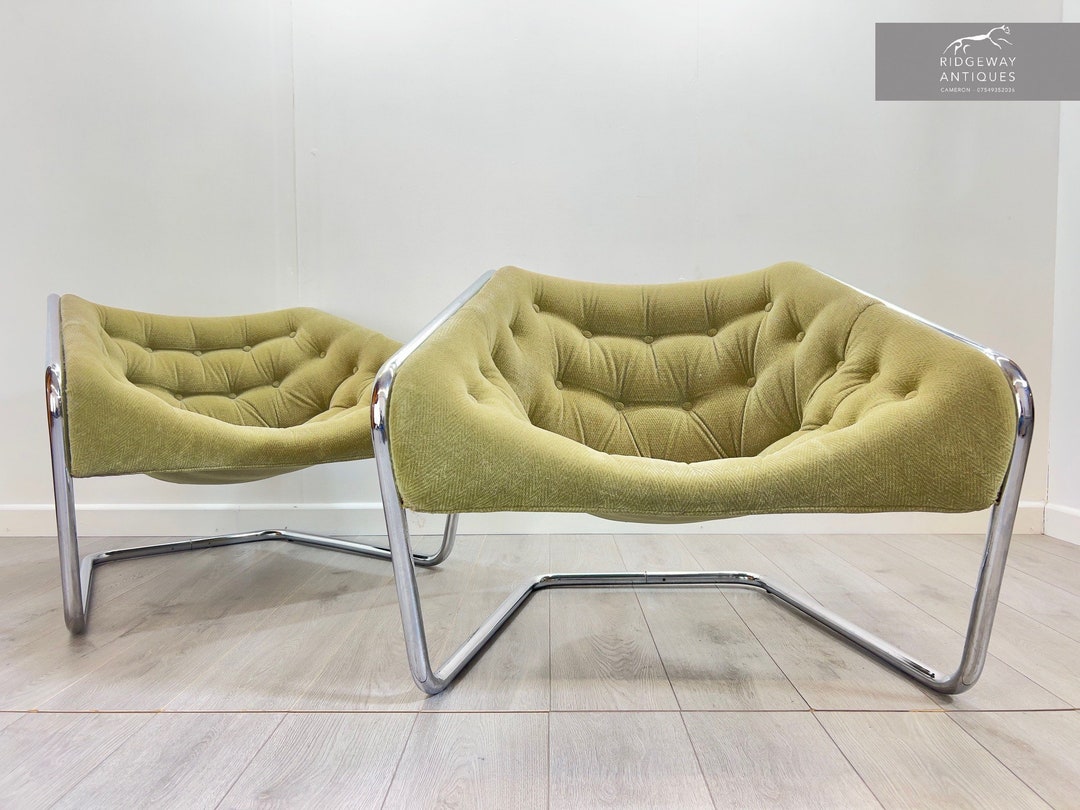Pair of Boxer Lounge Chairs by Kwok Hoi Chan for Steiner - Etsy UK