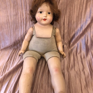 Antique Composition Doll - Etsy