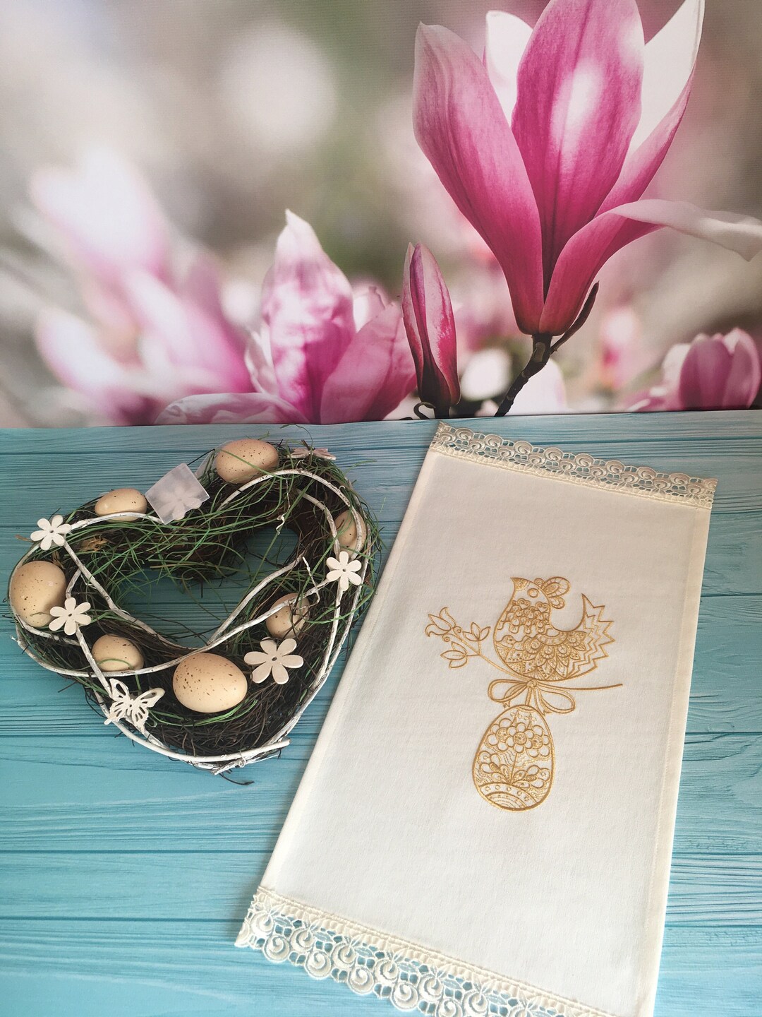 Cover for Little Childrens Easter Basket Easter Embroidered Basket ...