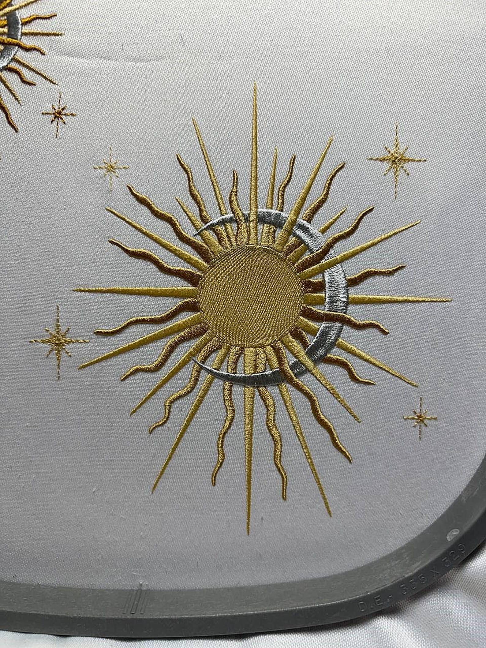 Sun, Moon and Stars Celestial Embroidery Design Cosmic Stitch Pattern ...