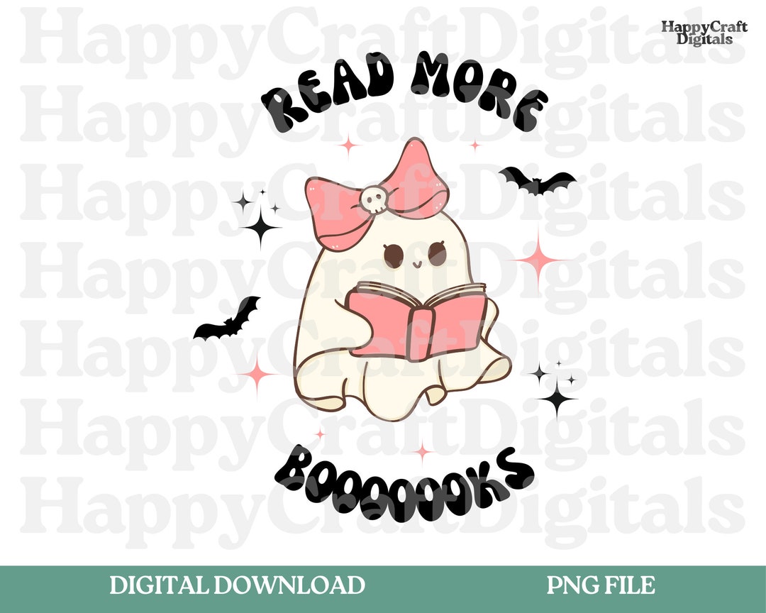 Halloween PNG Clipart, Pink Ghost, Girly Bow, Bookish Style, Cute ...