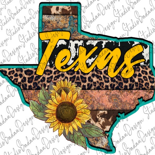 Fall Texas Map Png Sublimation Design Western Fall Png Texas - Etsy