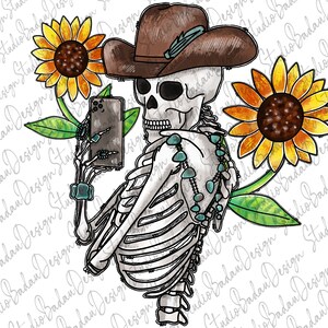 Skeleton Design Png PNG Sunflower Png Sunflower Skeleton - Etsy