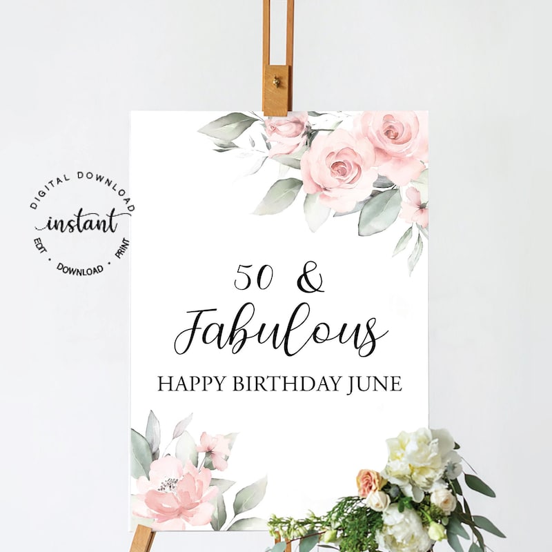 Personalized Birthday Sign - Etsy