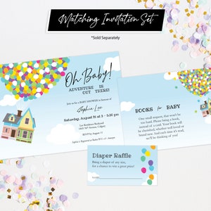 UP Baby Shower Custom Invitation Printable Invitation - Etsy