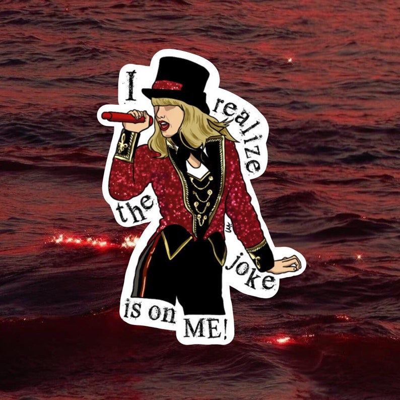 Taylor Stickers red taylors Version | Etsy
