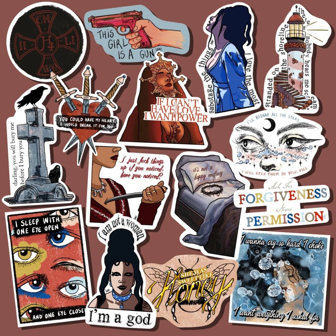 Halsey Stickers (if I Can't Have Love I Want Power) - Etsy
