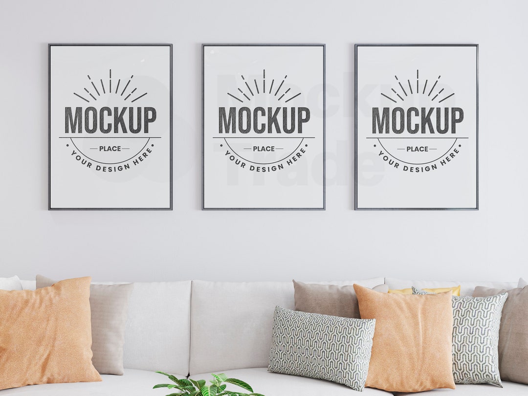 Frame Mockup Gallery Wall Mockup Mockup Frames Wall Art - Etsy