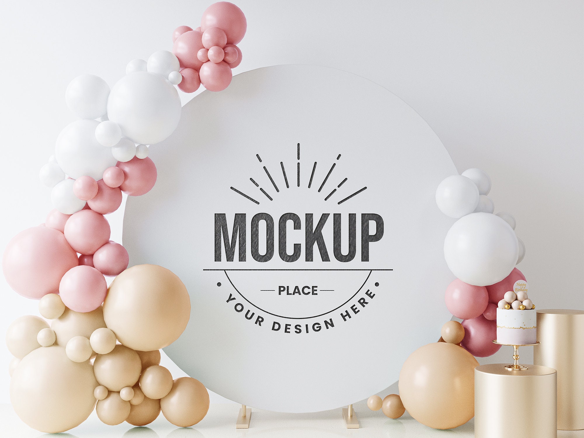 Birthday Mockup Photo Backdrop Mockup Party Backdrop Mockup - Etsy Canada