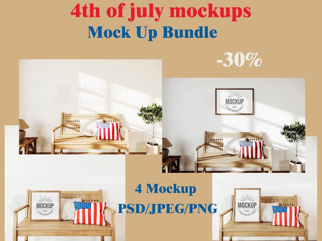 4th of July Mockup,mockup Bundle,frame Mockup Bundle,patriotic Mock Up ...