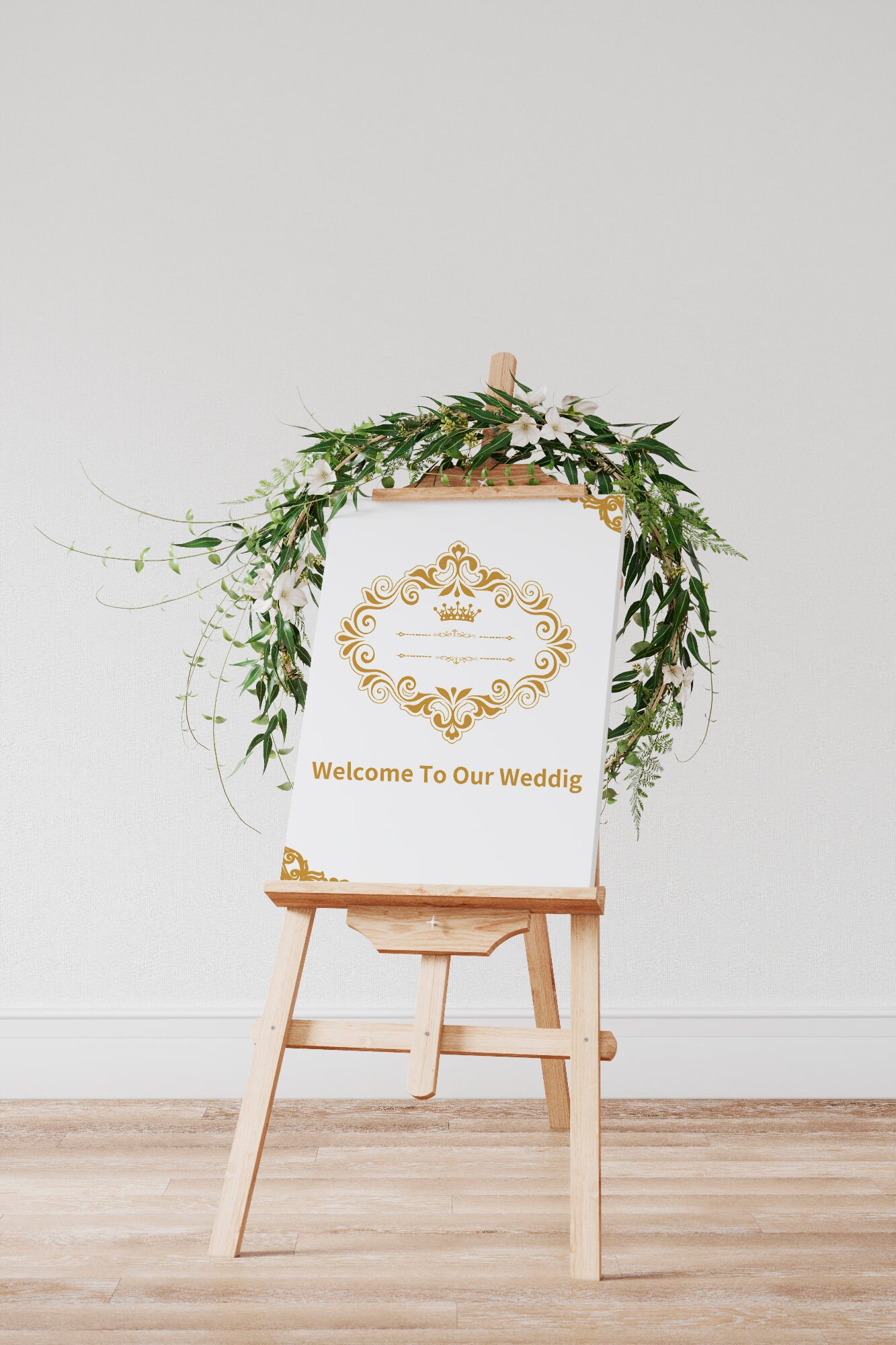 Easel Sign Mockup Wedding Easel Mockup Welcome Sign Mockup | Etsy