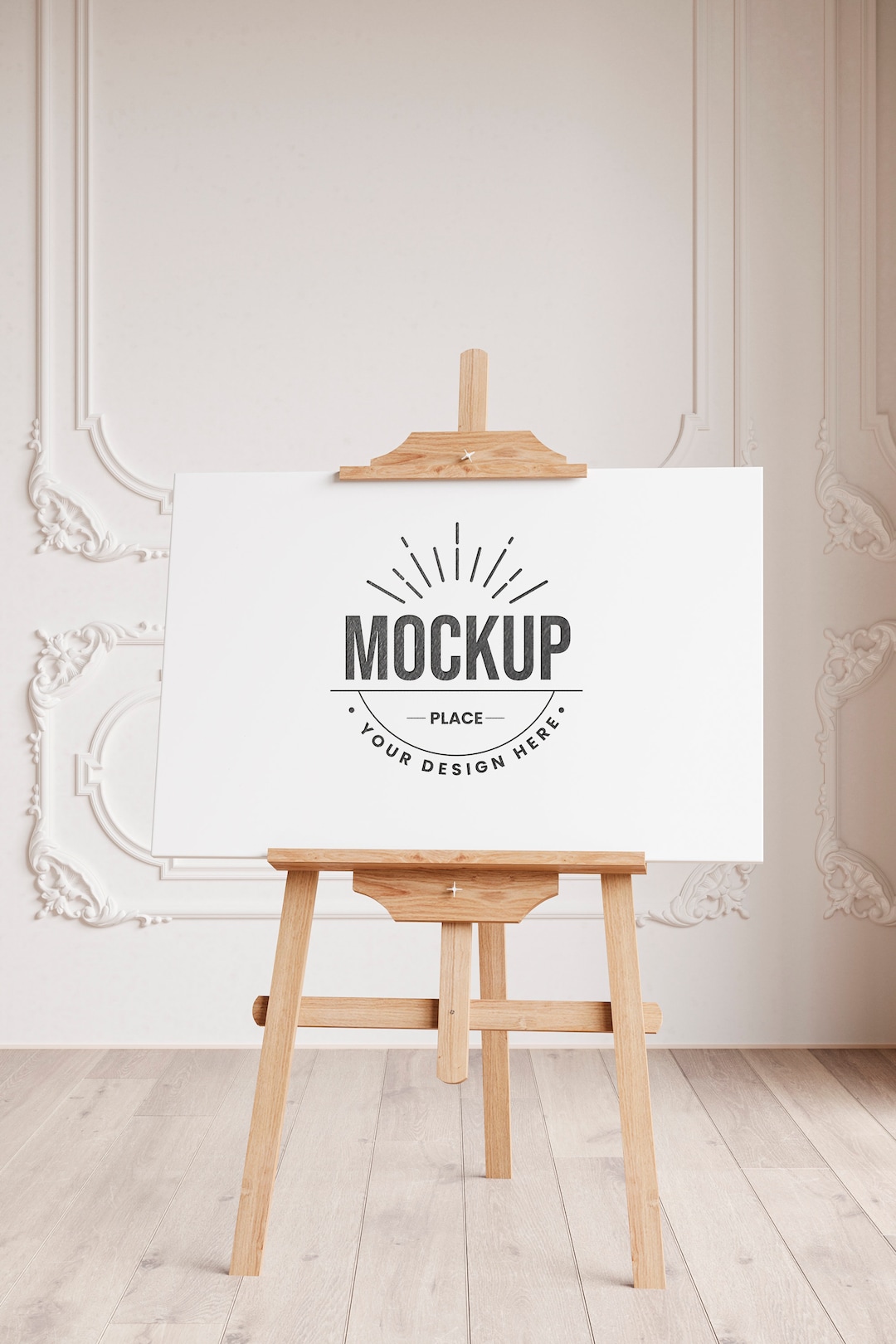 Painting Easel Mockup, Art Shop Mockup, Artist Easel Mockup, Mockup for ...