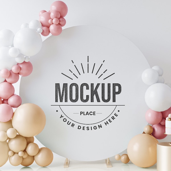 Backdrop Template Mockup - Etsy