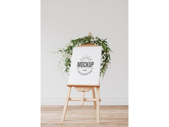 Mockup Easel Mockup Wall Art Mockup Poster Mockup Art - Etsy