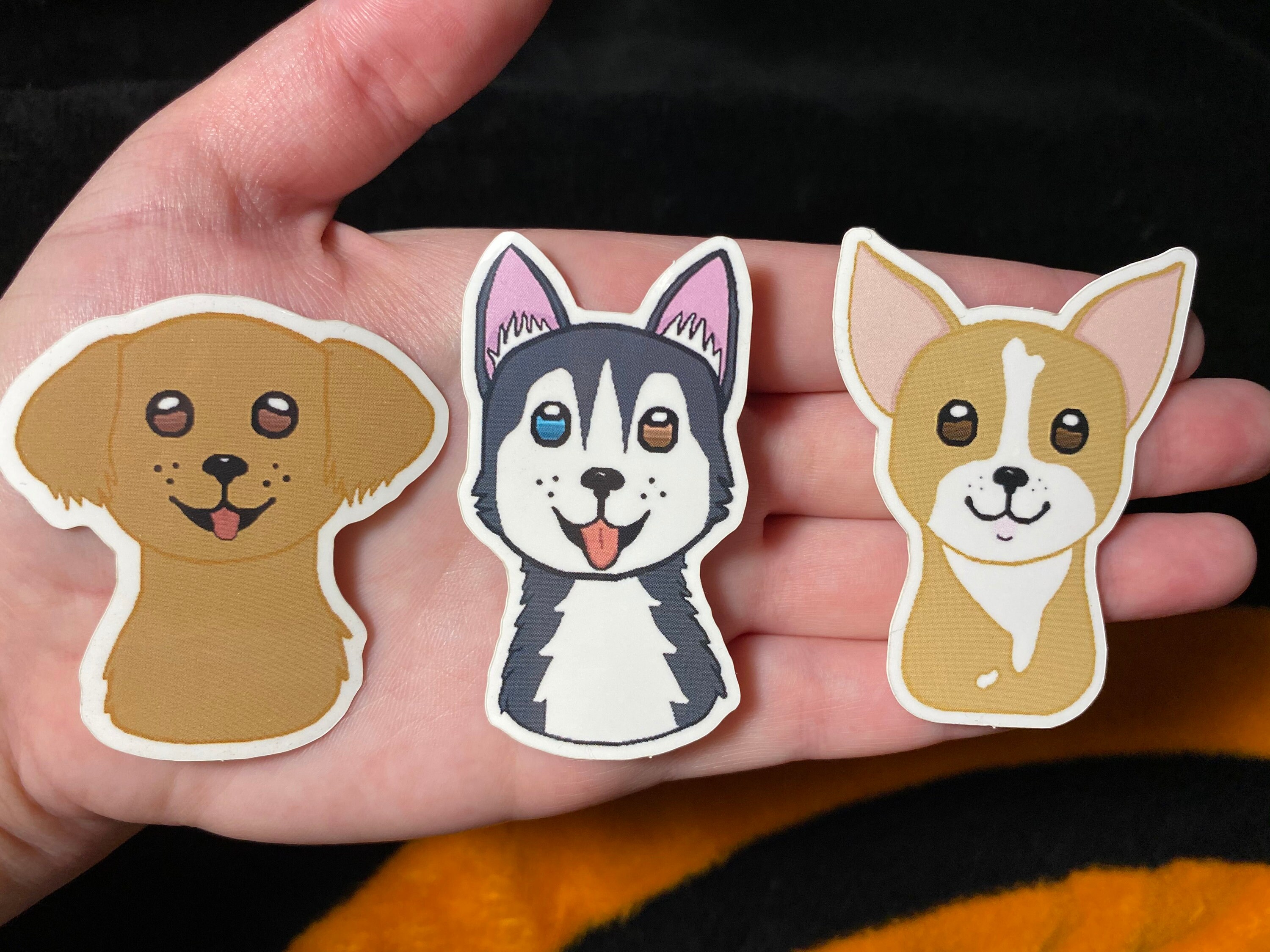 Dog Vinyl Sticker Set of 9 Dog Vinyl Stickers Dog Sticker | Etsy