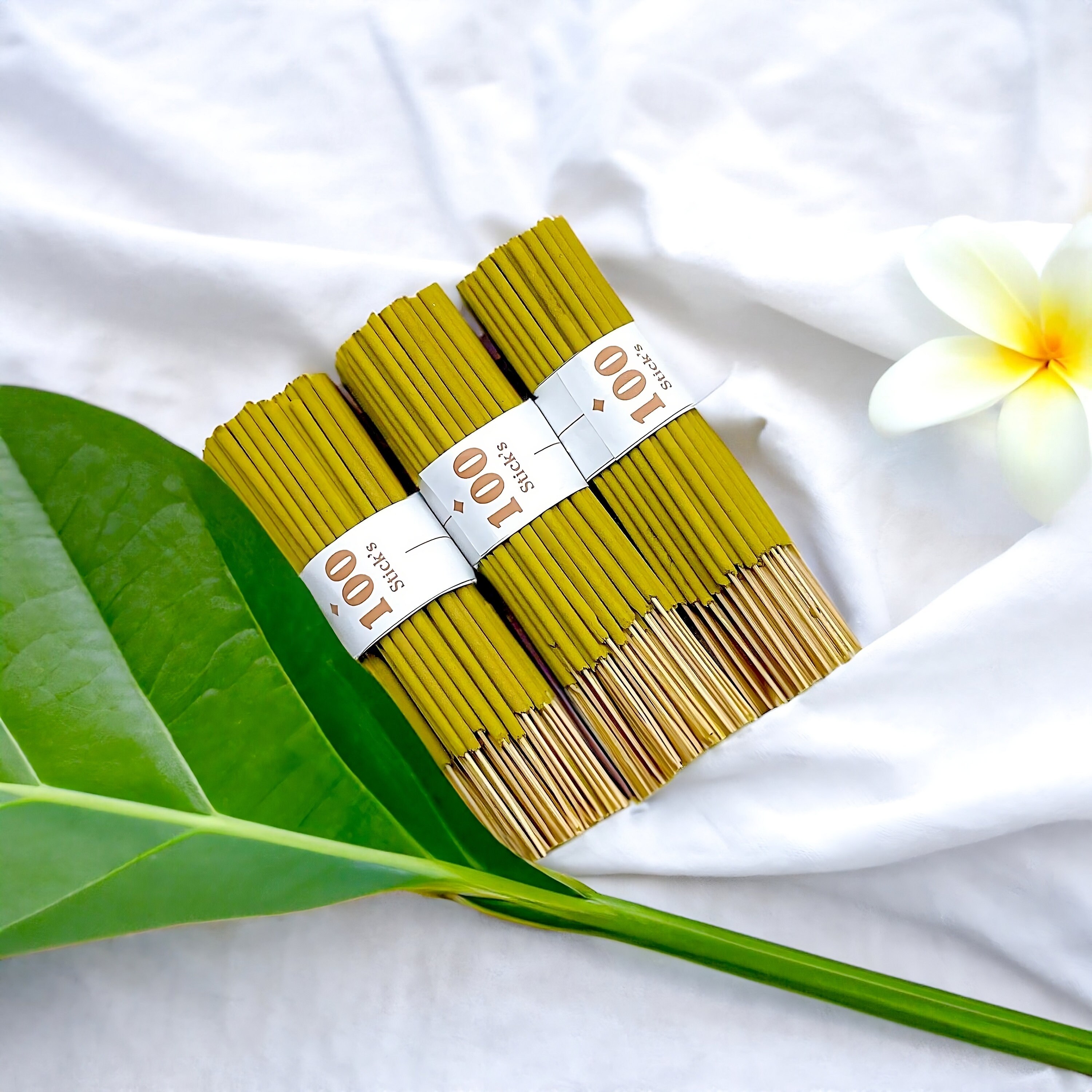 Yellow Unscented Incense Raw Plain & Unfragranced Sticks - Etsy