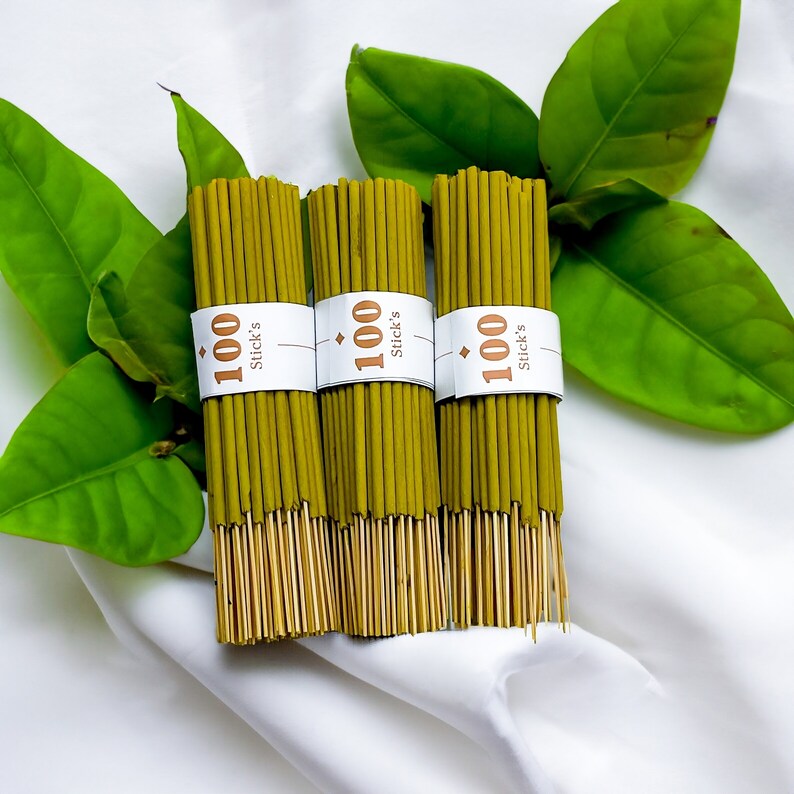 Yellow Unscented Incense Raw Plain & Unfragranced Sticks - Etsy