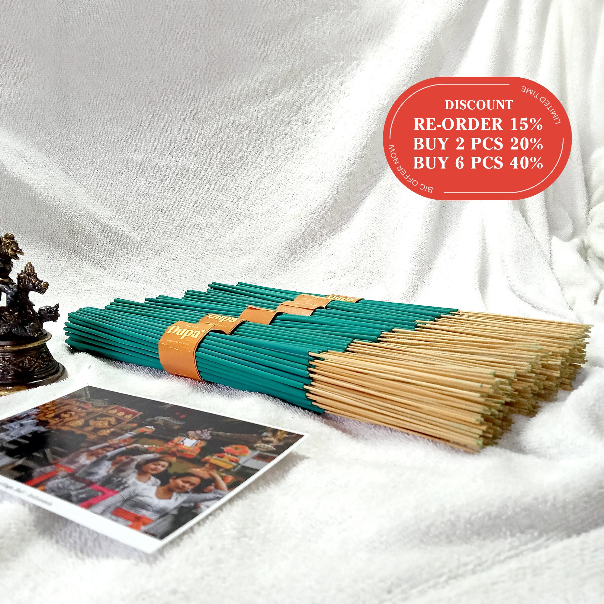 Premium Green Unscented Incense Stick Quality and Raw Sticks for ...