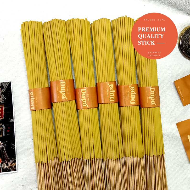 Yellow Unscented Incense Raw Plain & Unfragranced Sticks - Etsy