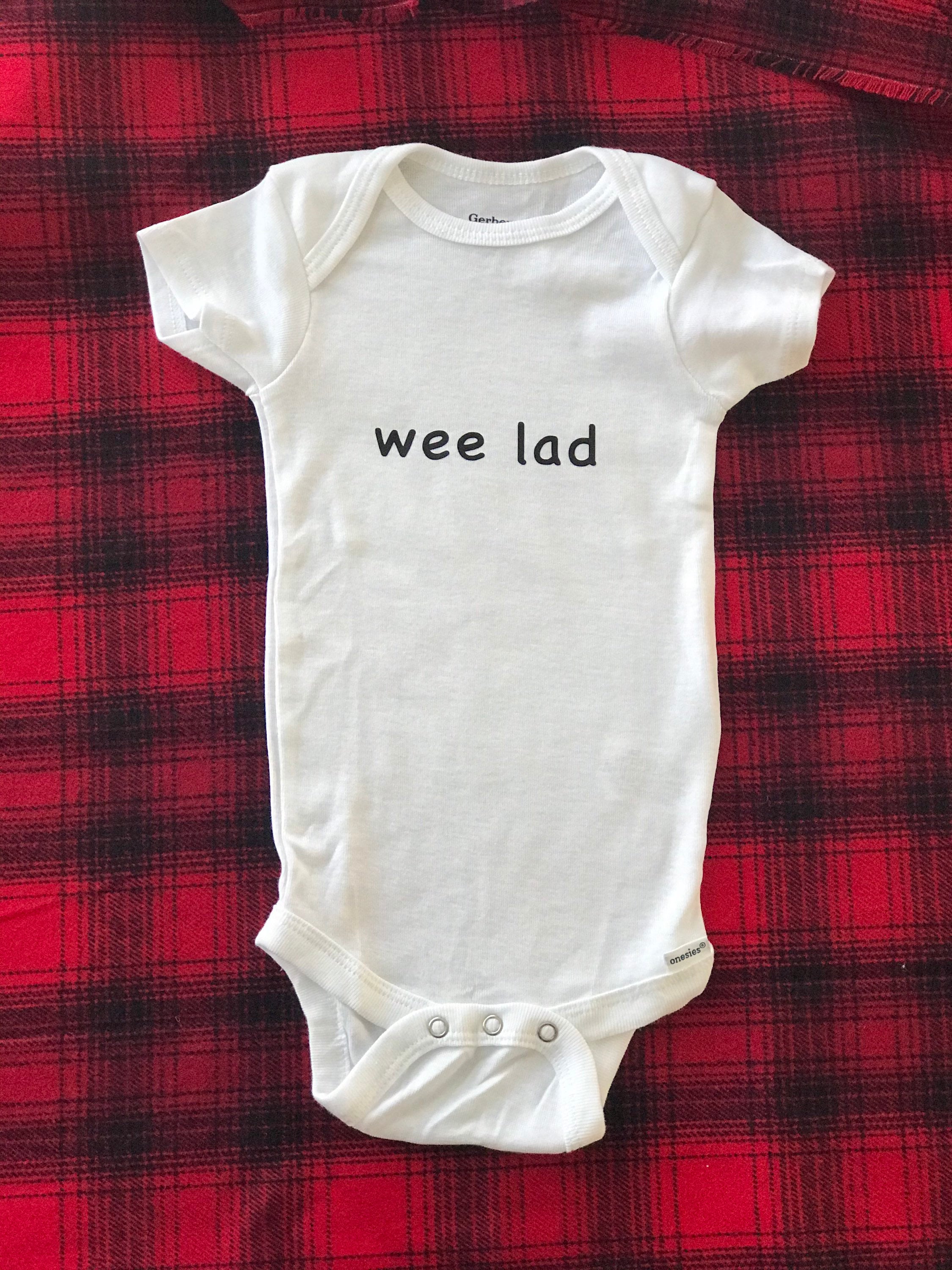 Wee Lad Onesie - Etsy