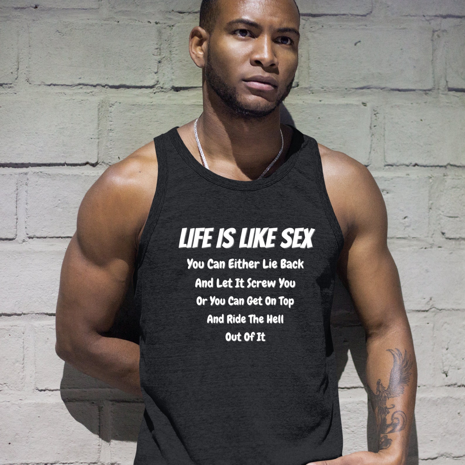 Sex Tank Top Life Is Like Sex Tank Top Sex T Shirt Adult T Etsy