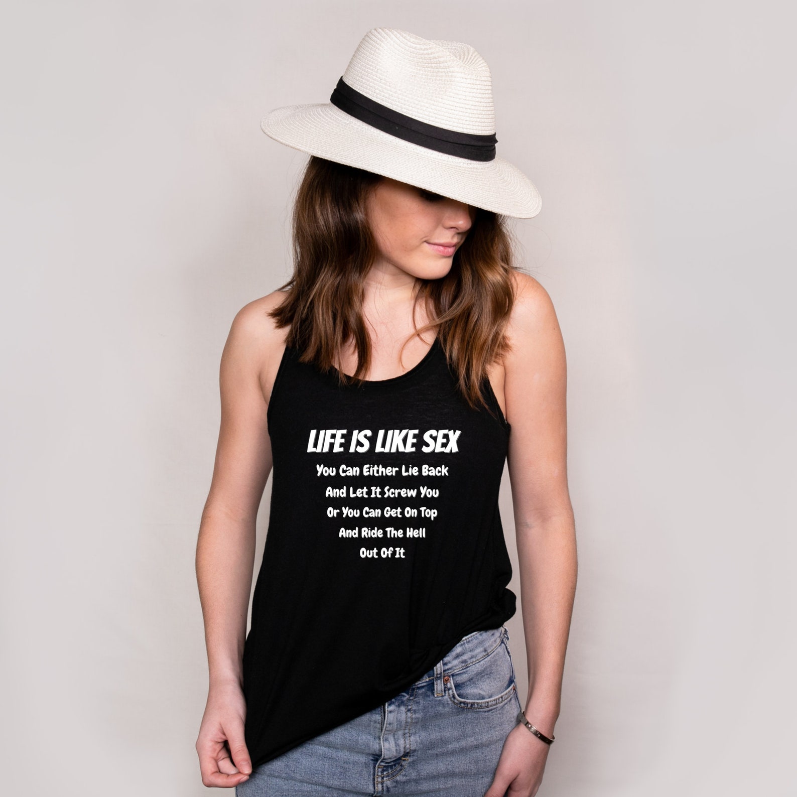 Sex Tank Top Life Is Like Sex Tank Top Sex T Shirt Adult T Etsy