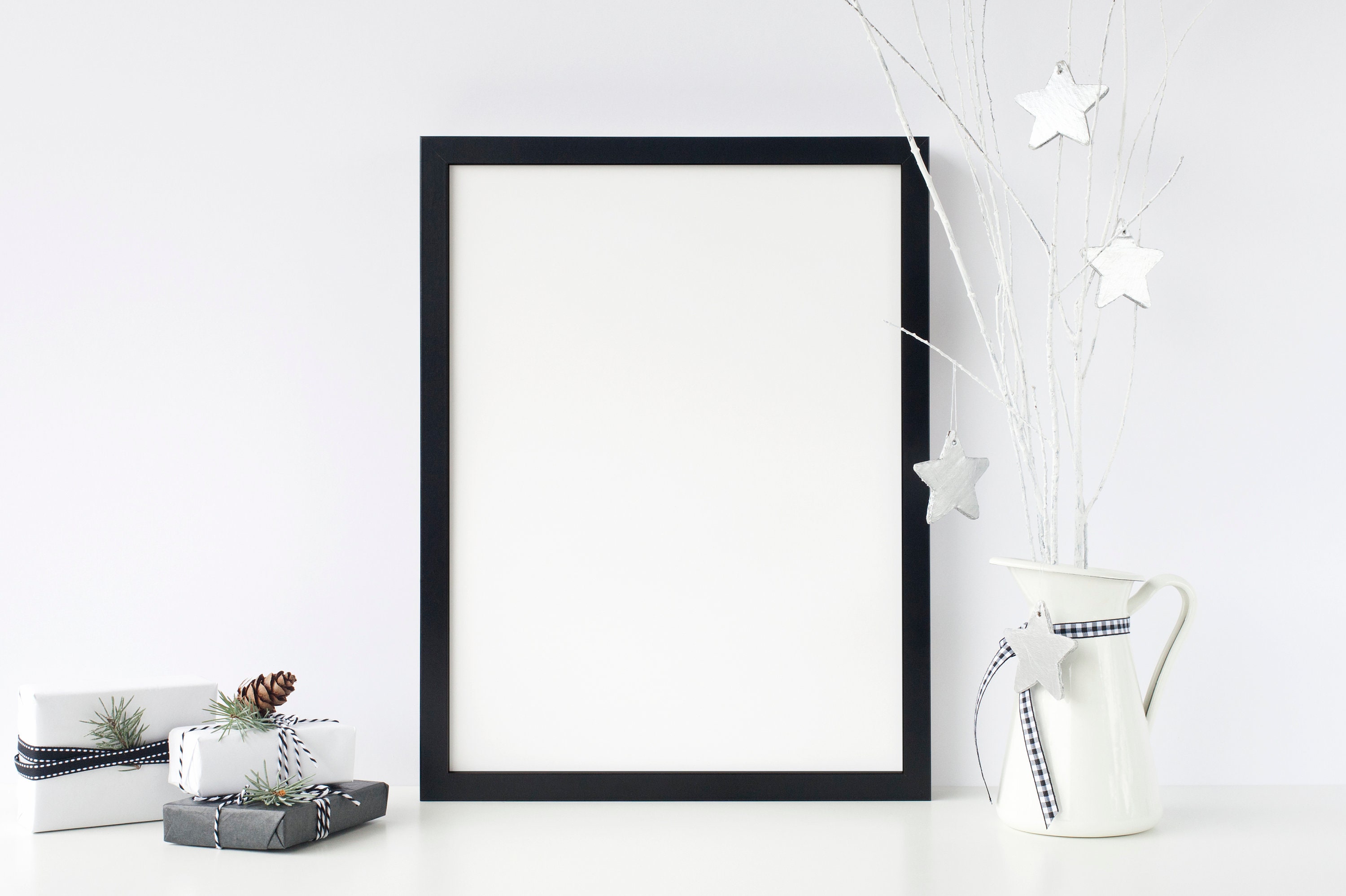 Christmas Scandinavian Mockup Framesbundle Mockuppsd - Etsy